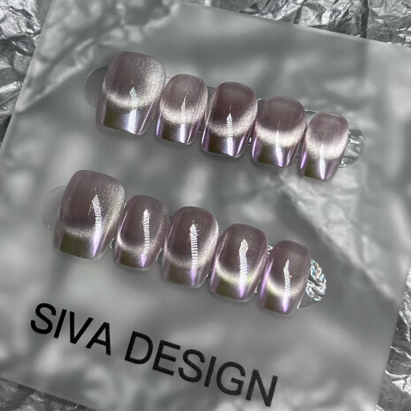 Holo Havoc – Chromatic Elegance Press-On Nails | Siva Nail